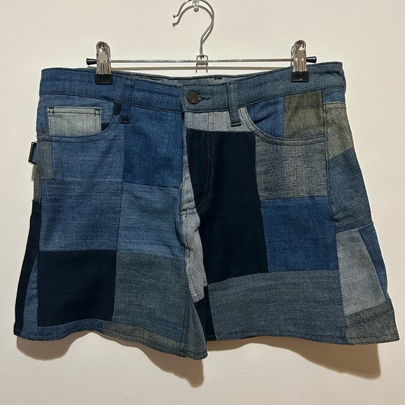 Zadig & Voltaire | Skirts | Zadig And Voltaire Adorable Patchwork Denim Mini Skirt | Poshmark